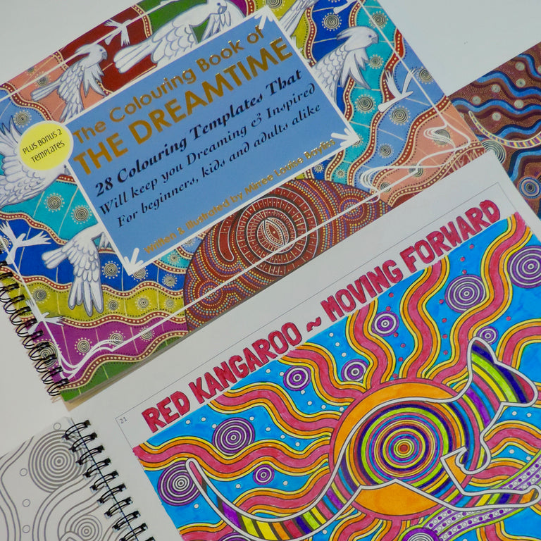 'Dreamtime Colouring Book' COLOURING BOOK by Mirree Contemporary Dream ...